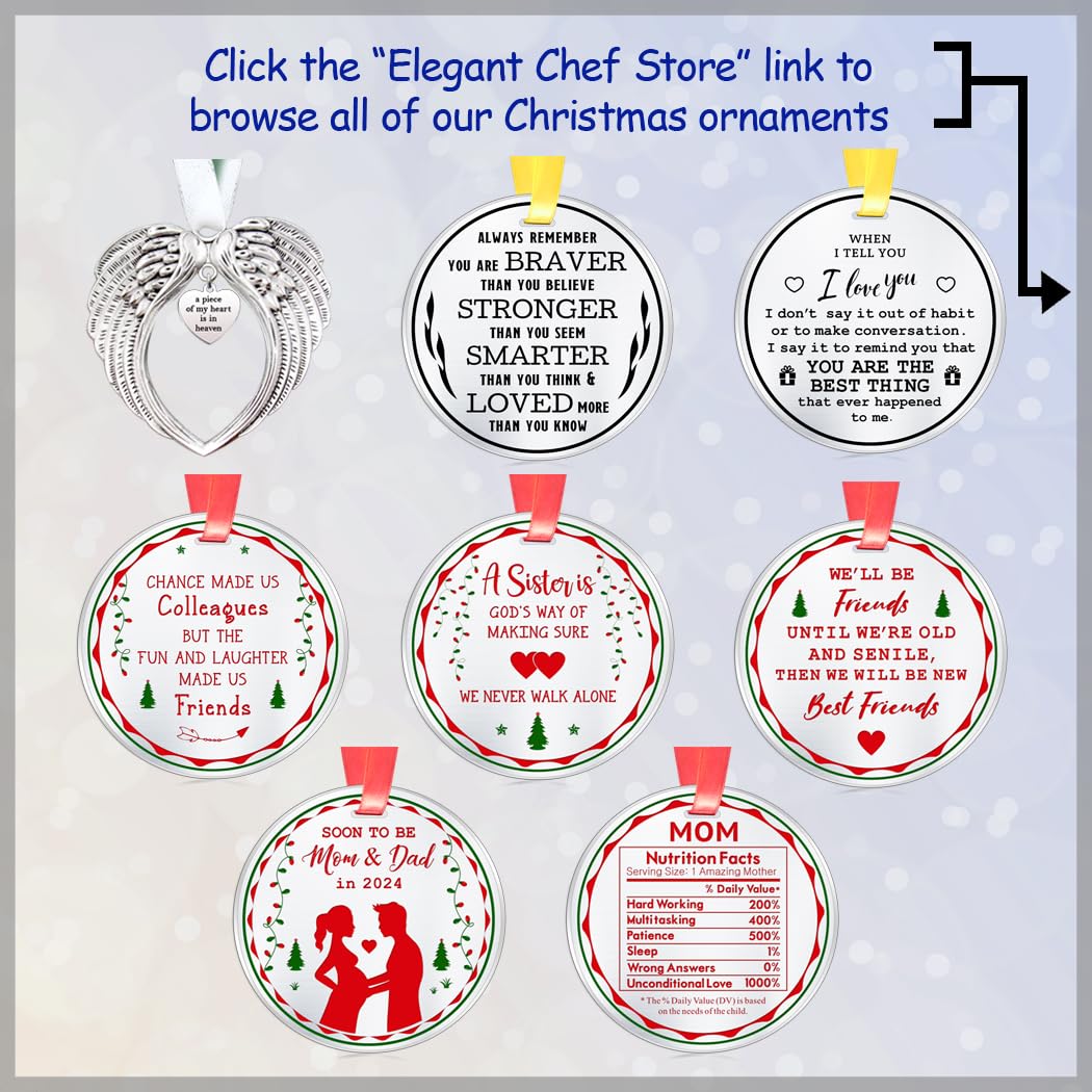 Infant Memorial Ornament Christmas Keepsake- No Footprint is Too Small- Baby Loss Remembrance Sympathy Gift