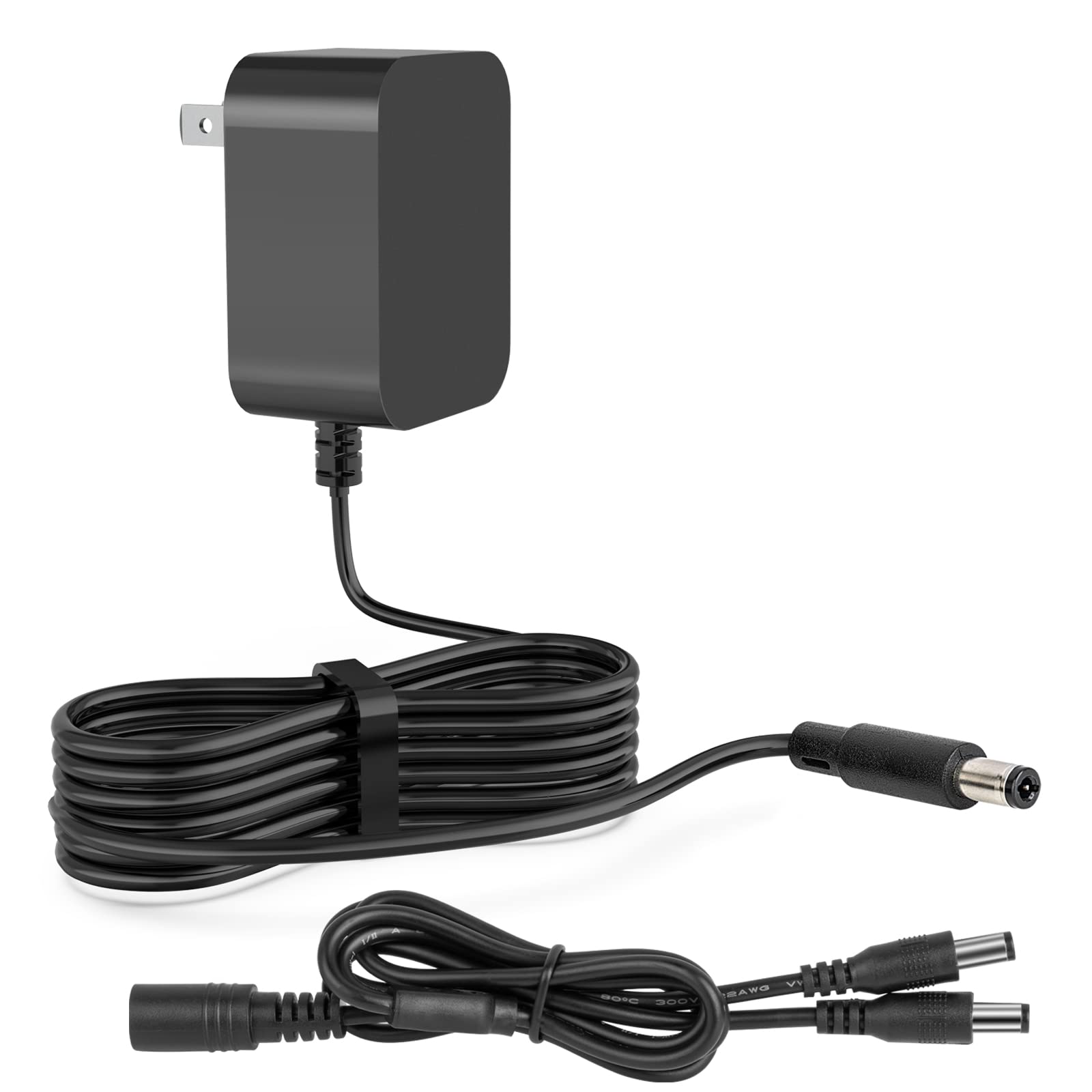 5V Charger with Splitter Cable Replacement SBC5V1000 Charger for Dogtra iQ Series YS600 200C 280C EF-3000 Gold Receiver YS300 Collar Trainer UL Listed Power Cord AC/DC Adapter Supply