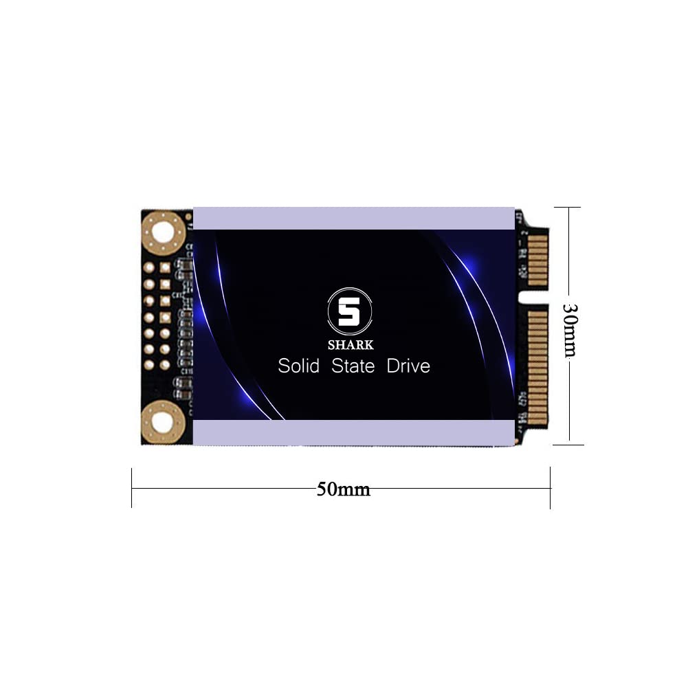 SSD MSATA 120GB Shark Speed Internal Solid State Drive High Performance Hard Drive for Desktop Laptop SATA III 6Gb/s(120 gb, MSATA)