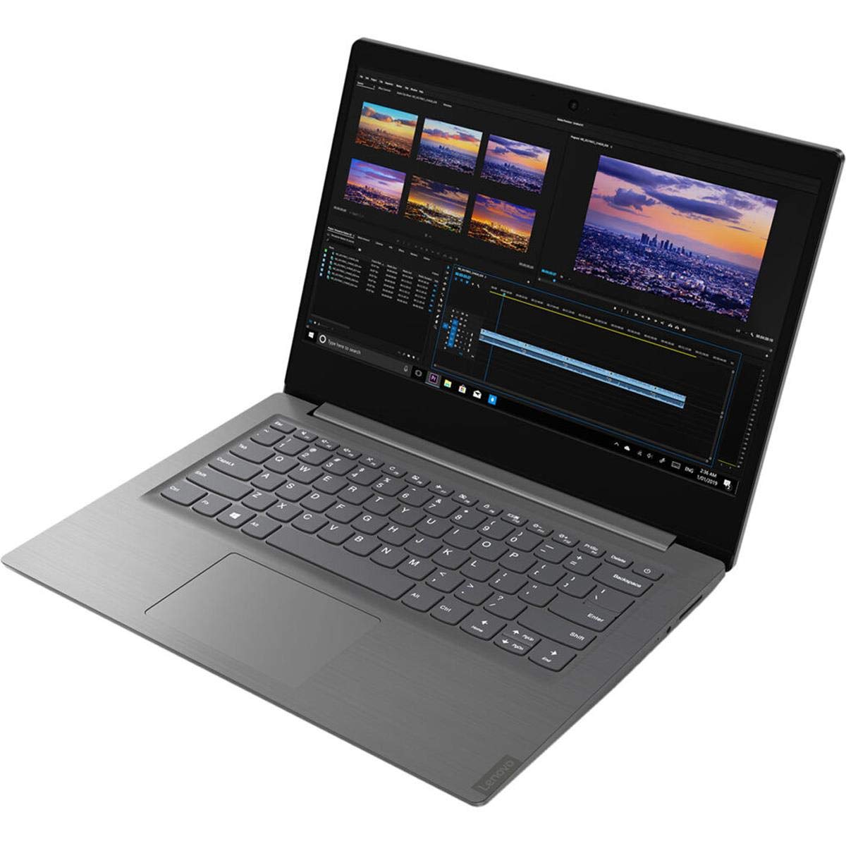 Lenovo V14-IIL 82C401JHUS 14" Full HD Notebook Computer, Intel Core i5-1035G1 1GHz, 8GB RAM, 256GB SSD, Windows 10 Pro, Gray