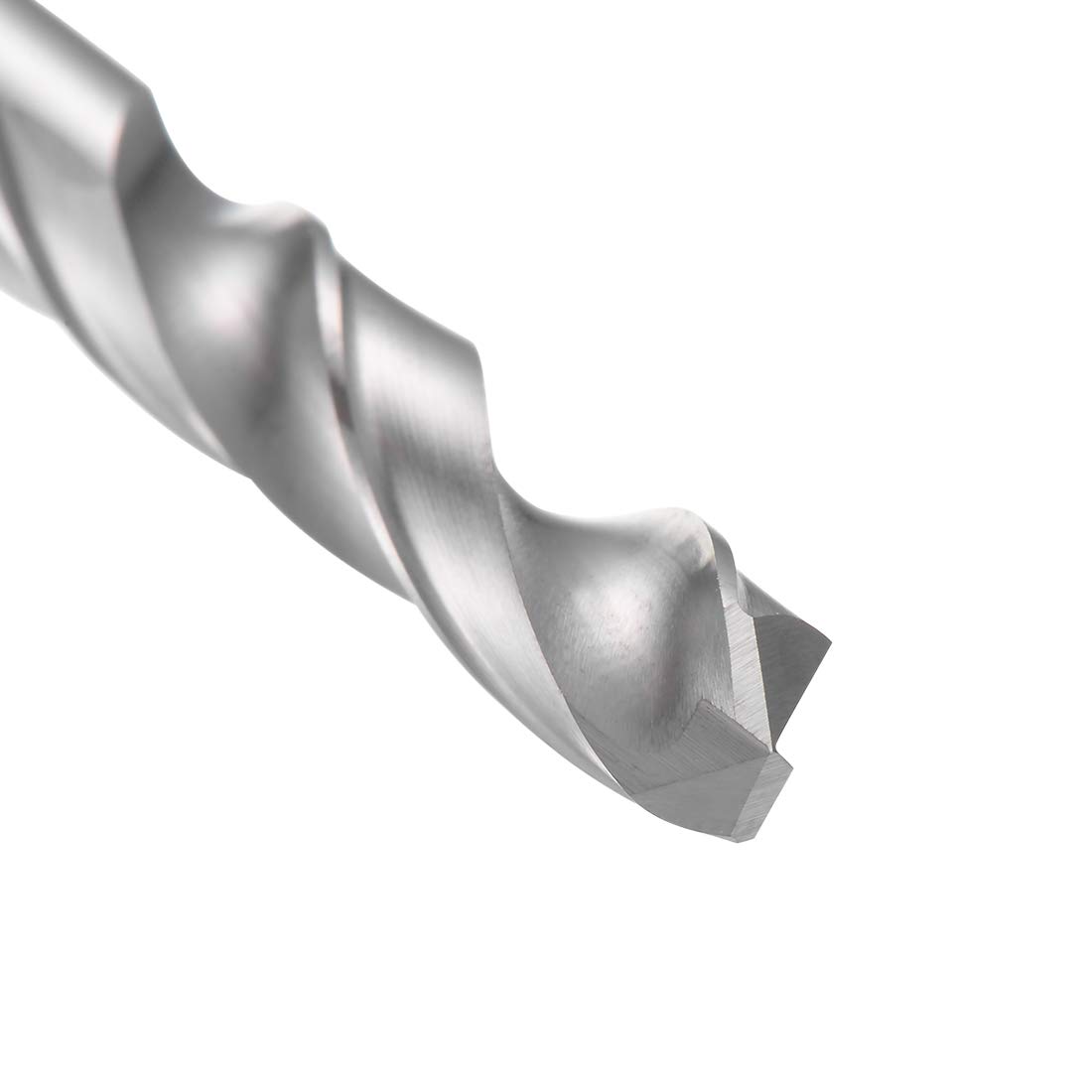 uxcell 6.25mm Solid Carbide Drill Bits Straight Shank for Stainless Steel Alloy Hard Steel, Hardened to 50 HRC