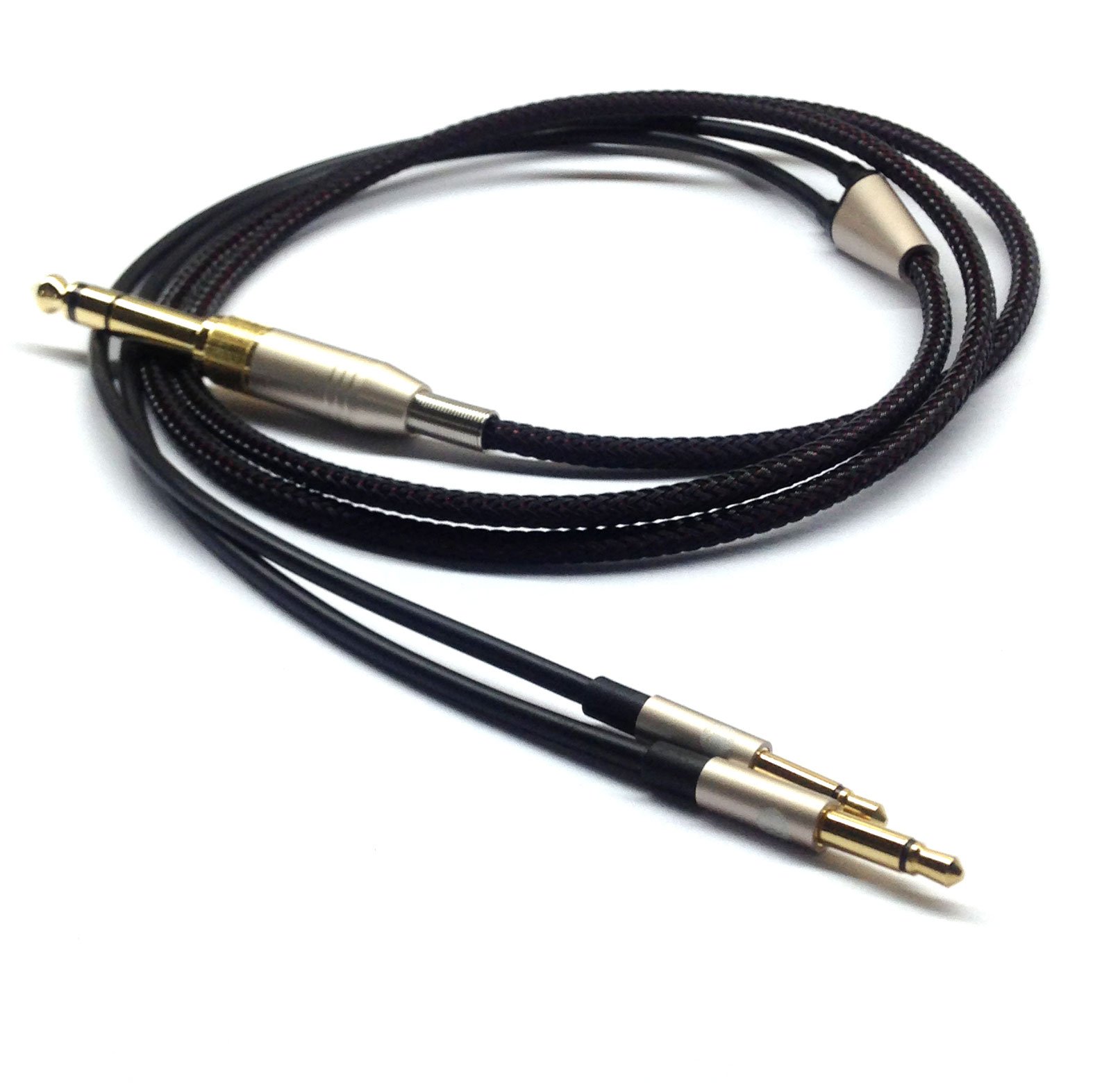 NewFantasia Replacement Audio Upgrade Cable Compatible with Denon AH-D600, AH-D7200, AH-D7100, AH-D9200, AH-D5200, Meze 99 Classics, Focal Elear Headphones Black 3meters/9.9ft