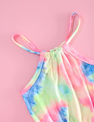 Toddler Baby Girls Clothes Strap Sleeveless One Piece Halter Romper Casual Summer Jumpsuit