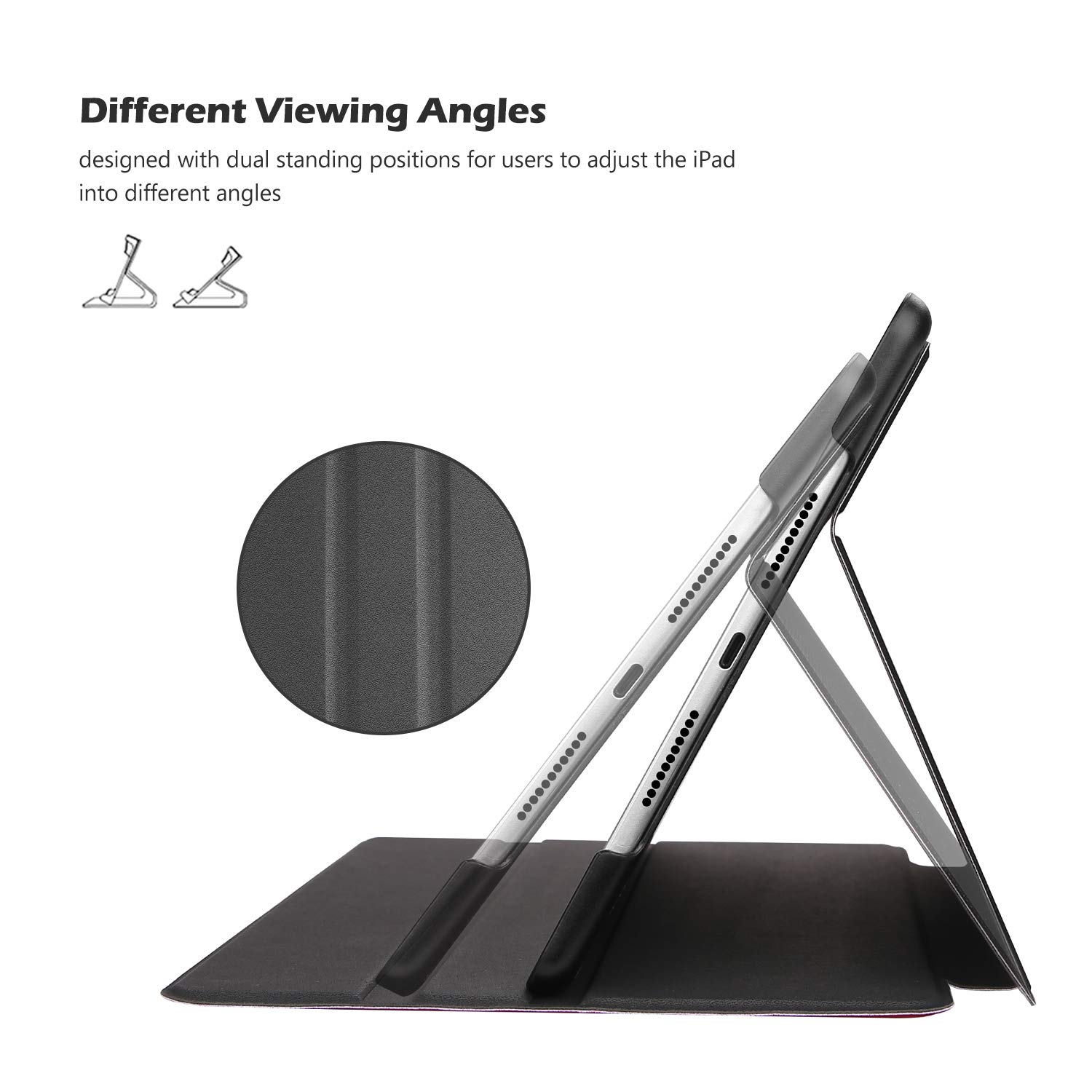 ProCase Cover for iPad Air 3 10.5" 2019 / iPad Pro 10.5 2017 Case, Slim Stand Protective Folio Case Smart Cover for iPad Air 10.5" (3rd Gen) 2019 / iPad Pro 10.5" 2017-Black