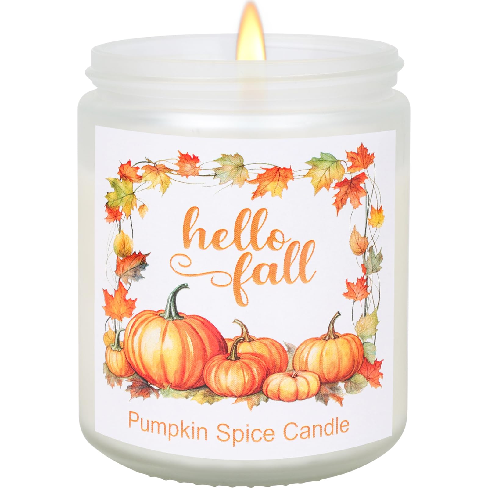 Thanksgiving Gifts, Fall Candles for Fall Decor Indoor, Pumpkin Scented Candle, Autumn Candles, Fall Decorations for Thanksgiving, Home Spice Candle Pumpkin Fall Soy Candles.