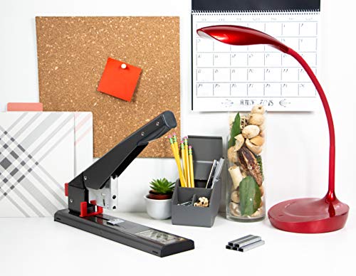 Bostitch Office 215 Sheet Extra Heavy Duty Stapler, No Jam Technology, Easy Reload, Black (00540)