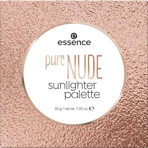 essence | Pure Nude Sunlighter Palette | 4 Breathtaking Highlighter Shades | Vegan | Paraben Free | Cruelty Free