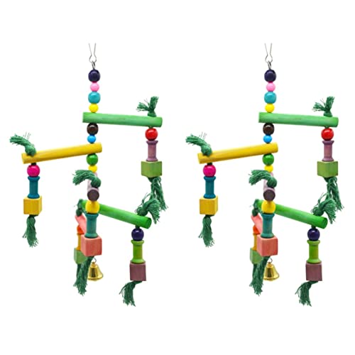 Bird Play Stand Wooden Swing Bird Toys Bird Toys Wooden Bird of 2 Bird Swings Wooden Bird Swing Swing Parrot Cage Wooden Toys Wooden Toys Wooden Playset Parrot Swing