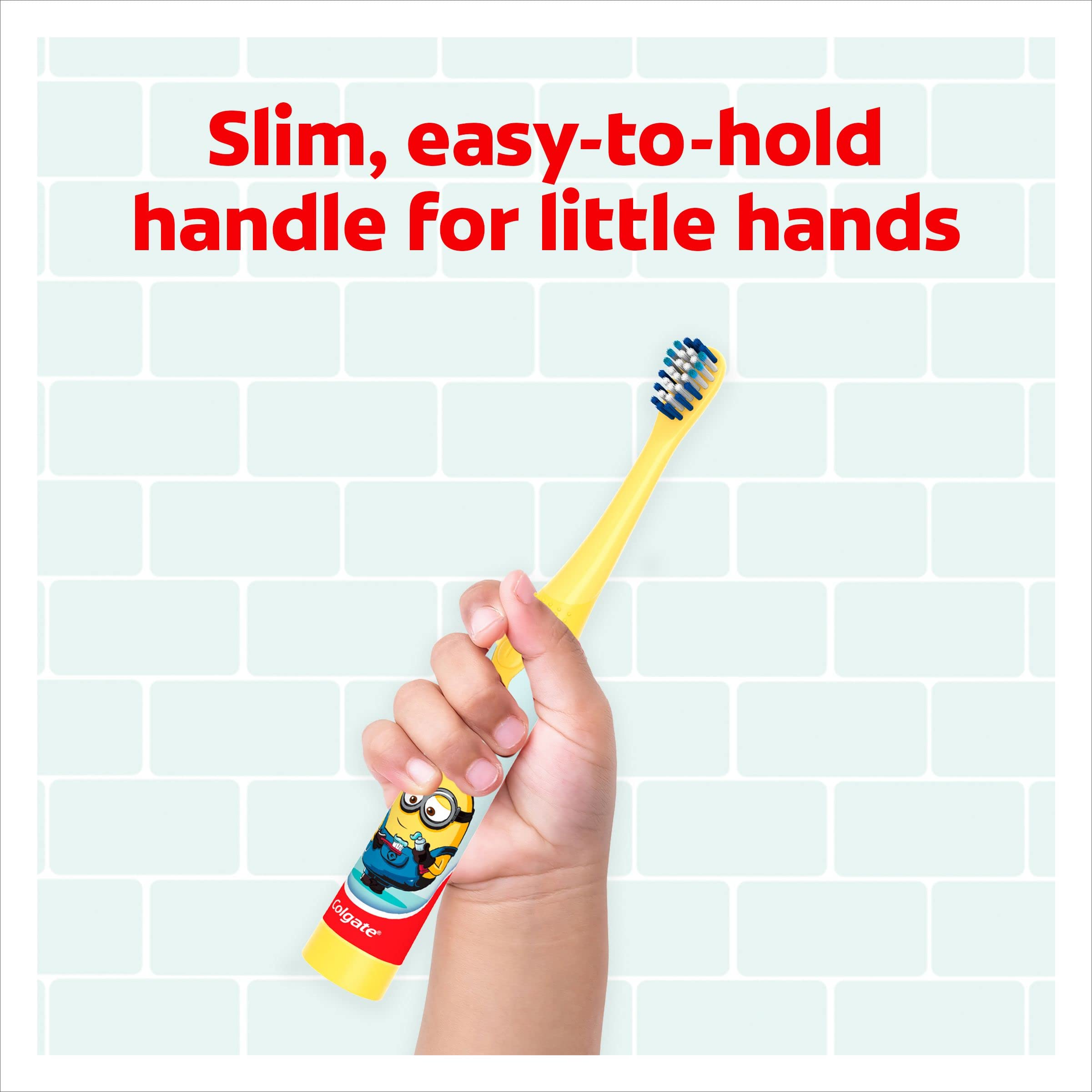 Colgate Minions Extra Soft Battery Toothbrush, Assorted