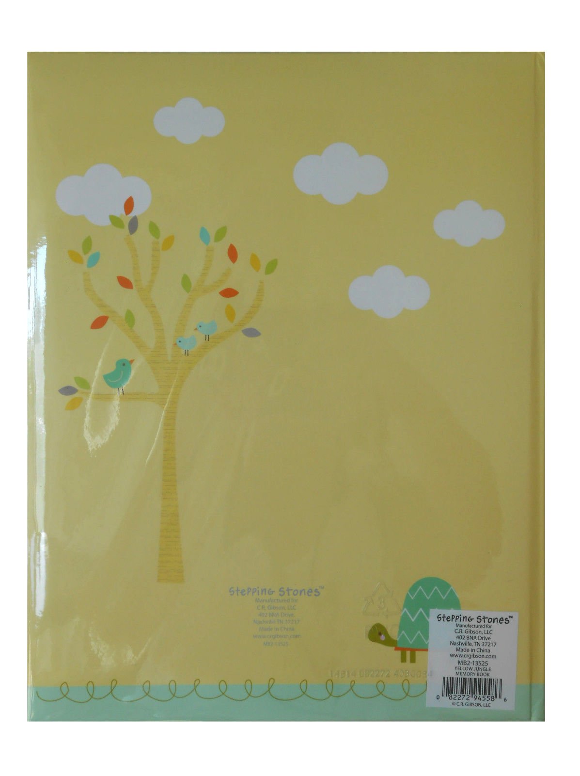 C.R. Gibson Stepping Stones "Baby's World" Baby's First Memory Book - Animals - Style May Vary