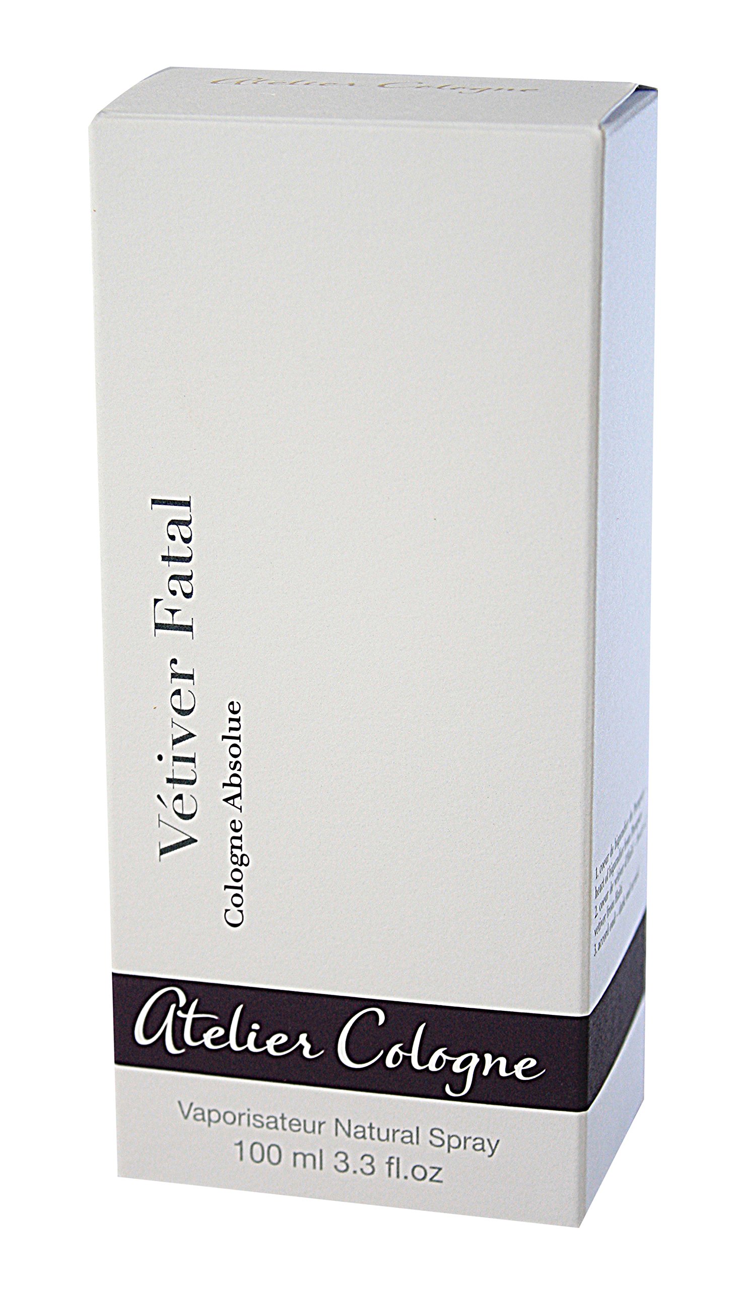 Atelier Cologne Absolue Spray, Vetiver Fatal, 3.3 Ounce