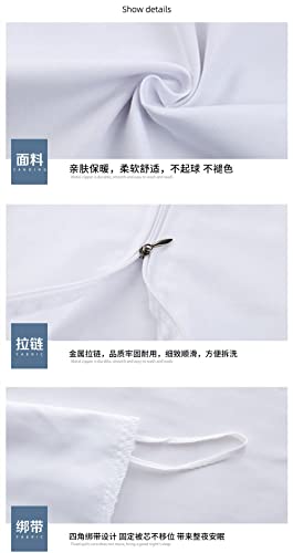 ALINZO Plant Bedding Sets Leaves Duvet Cover Set Bedclothes for Kids Beding Home Textile,02,Twin(68 * 90")