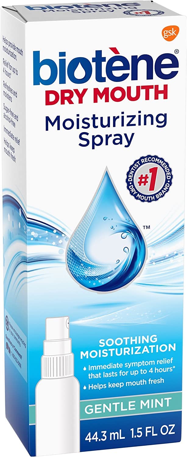 Biotene Moisturizing Mouth Spray 1.5 fl oz (Pack of 2)
