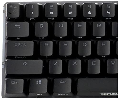 ASUS ROG Falchion Wireless 65% Mechanical Gaming Keyboard | 68 Keys, Aura Sync RGB, Extended Battery Life, Interactive Touch Panel, PBT Keycaps, Cherry MX Red Switches, Keyboard Cover Case