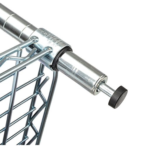 Economy Wire Shelving Starter Unit, 4 Tier, Zinc Chromate, 24"W, x 48"L, x 74"H