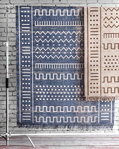 nuLOOM Cora Tribal Indoor/Outdoor Accent Rug, 2' x 4', Blue