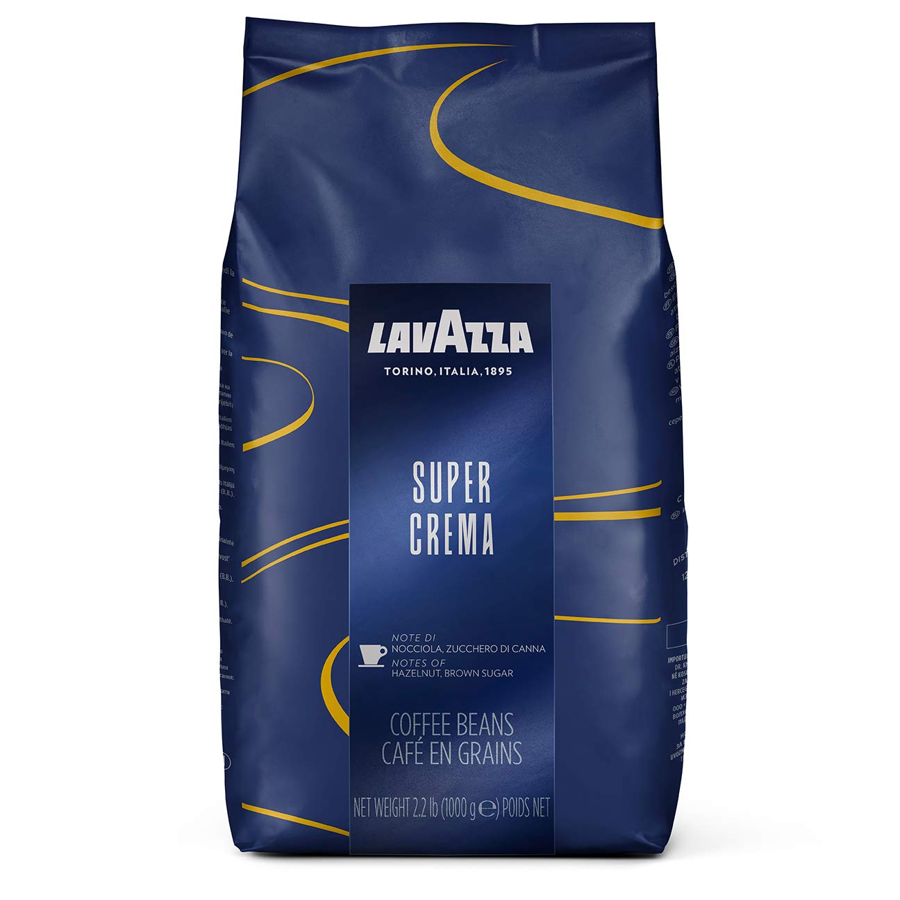 Breville Knock Box (BCB100 Silver) and Lavazza Super Crema Whole Bean Coffee Blend (2.2 lbs)