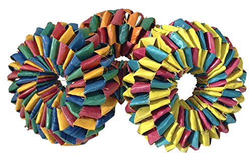 Bonka Bird Toys 03343 Pk3 Tire Foot Talon Bird Toys