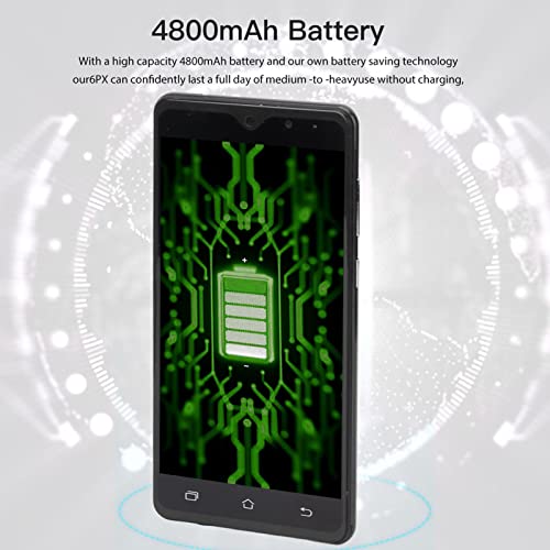 5.5in Mobile Phone, HD Display Smartphone 5MP Front 8MP Rear 100β240V 1920x1080 Resolution for Daily Use (US Plug)