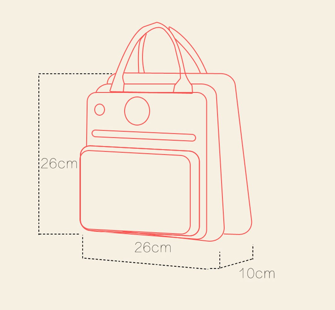 Small Waterproof Diaper Bag Tote Messenger Backpack-Black