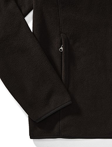 Amazon Essentials Men's Full-Zip Polar Fleece Jacket (Available in Big & Tall), Black, Medium