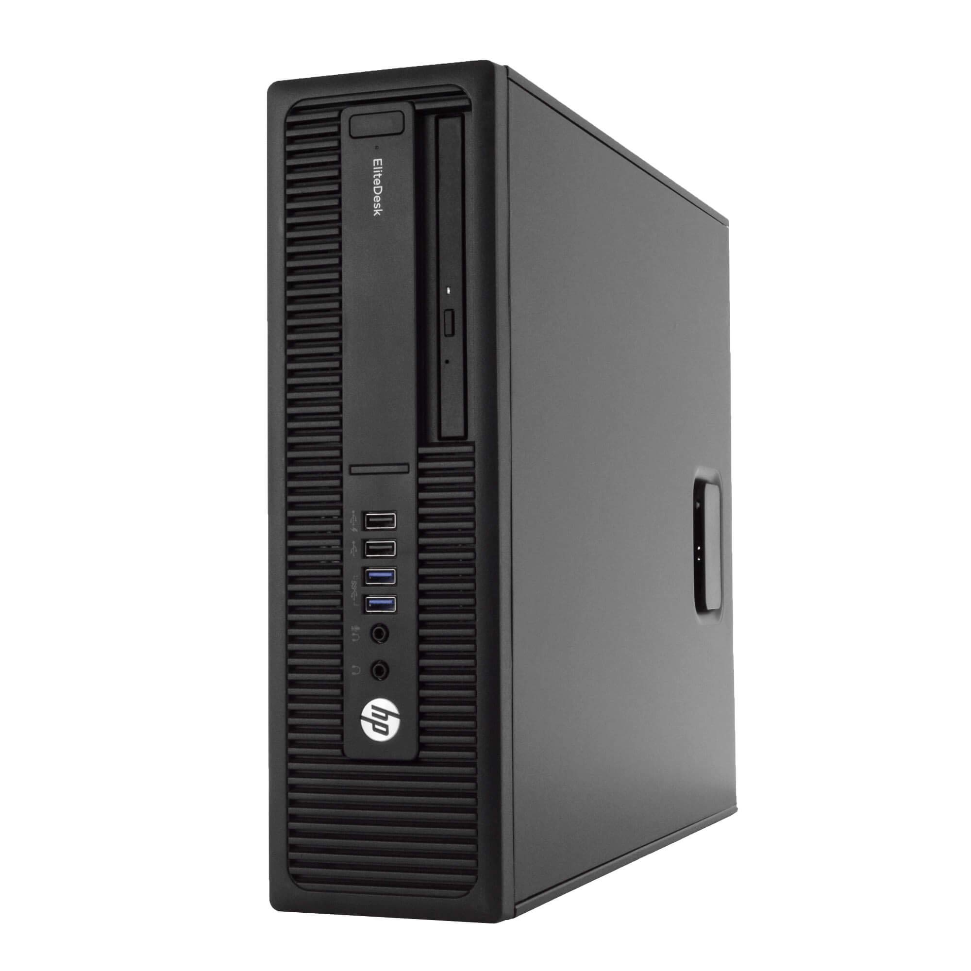 HP EliteDesk 800G2 Desktop Computer PC, Intel Quad-Core i5, 512GB SSD Storage, 16GB DDR4 RAM, Windows 10 Pro, DVD, WiFi, New 24in Monitor, Wireless Keyboard and Mouse (Renewed)
