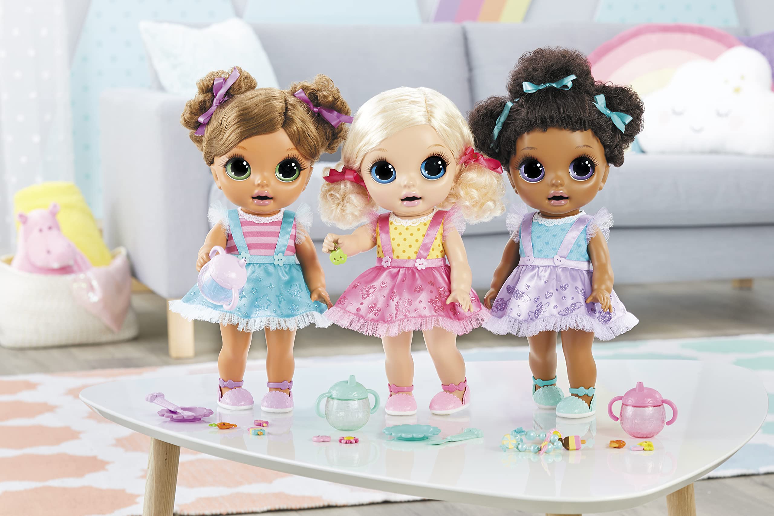 Baby Born Surprise Magic Potty Surprise Doll Blue Eyes with 30 + Magical Surprises | Doll Pees Glitter & Poops Surprise - Charms Best Gift for Toddlers Ages 3+