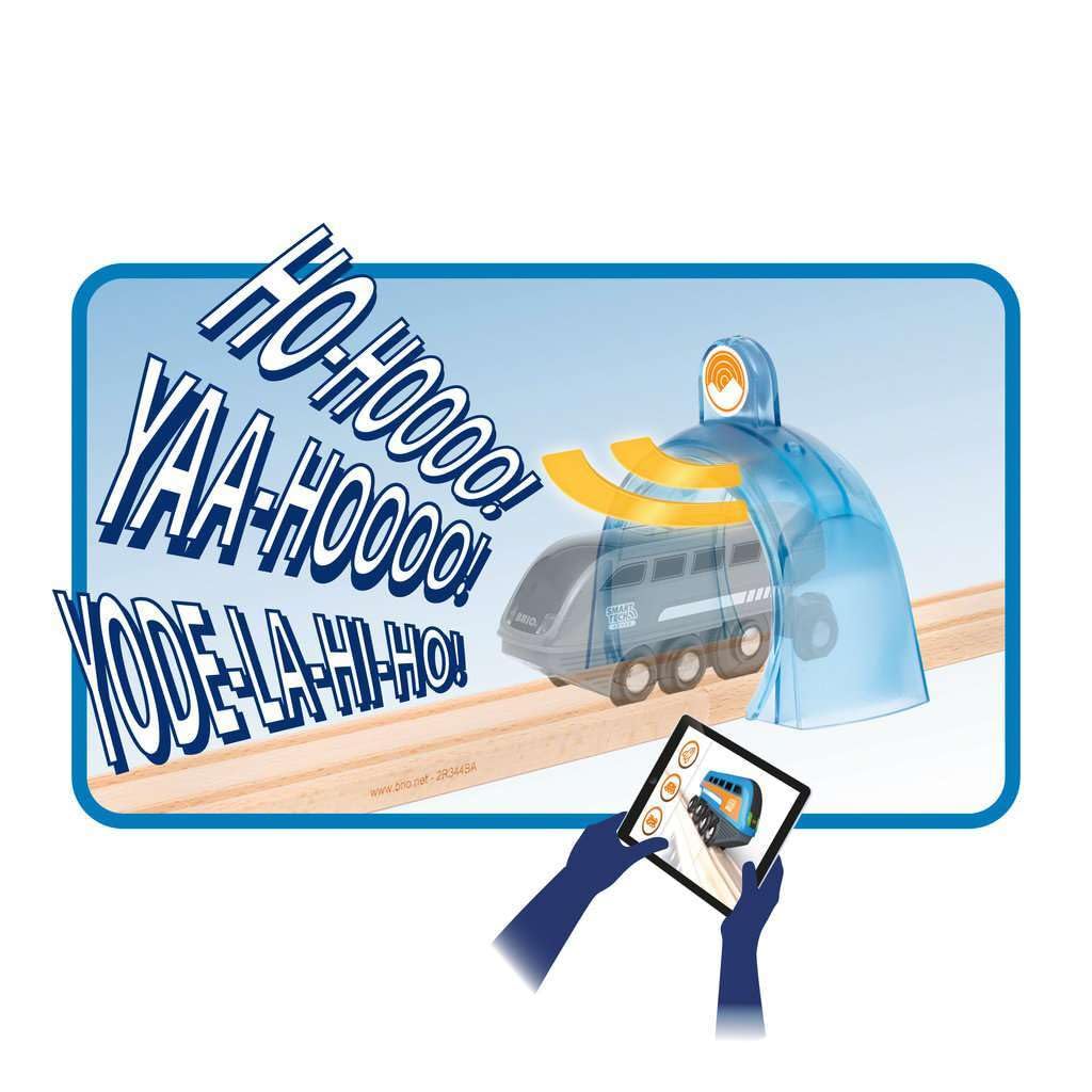 BRIO Smart Tech Sound Waterfall Tunnel - Interactive Train Set Accessory | Enhances Motor Skills | Child-Safe | FSC-Certified Wood Material