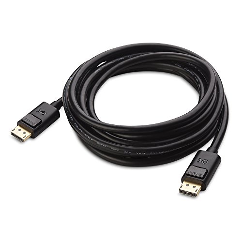 Cable Matters 2-Pack 4K DisplayPort to DisplayPort Cable (DP to DP Cable, Display Port Cable) 6 Feet - 4K 60Hz, 2K 144Hz Monitor Support