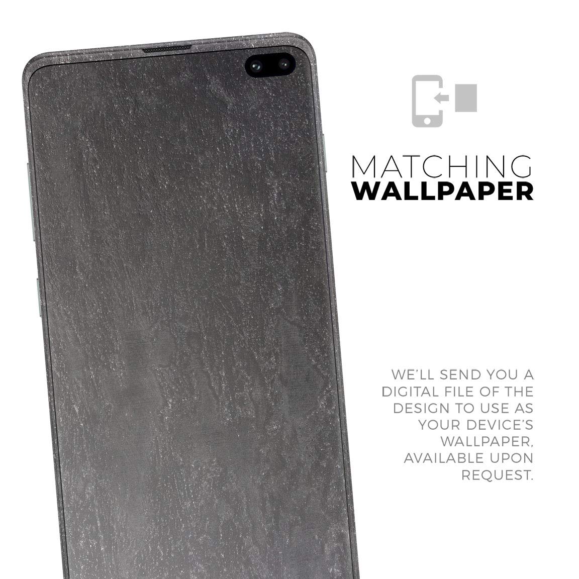 DesignSkinz Rustic Textured Surface V2 Protective Vinyl Decal Wrap Skin Cover Compatible with The Samsung Galaxy S20 (Screen Trim & Back Glass Skin)