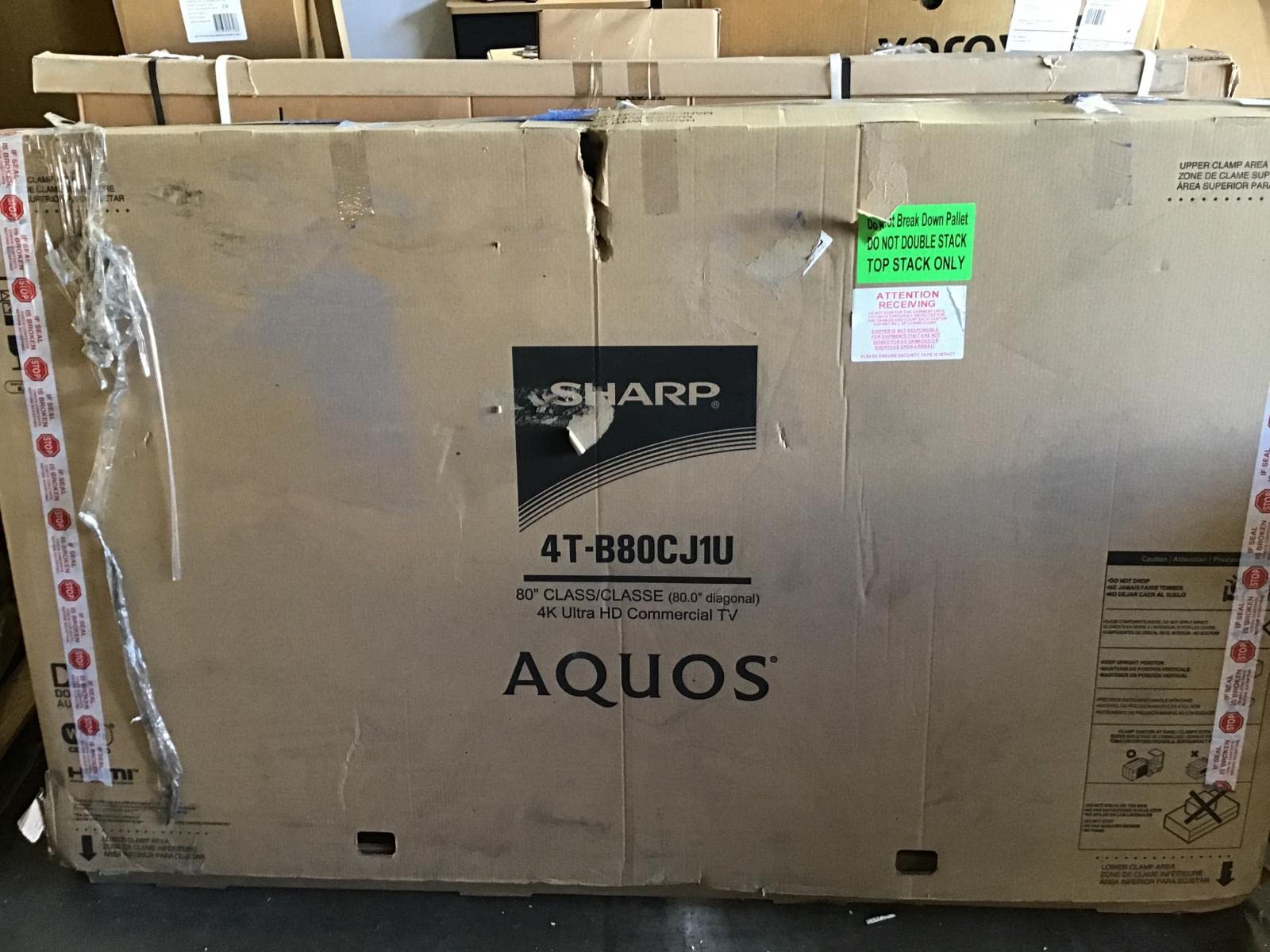 Sharp 4T-B80CJ1U 4T-B Series - 80" LED Display - 4K