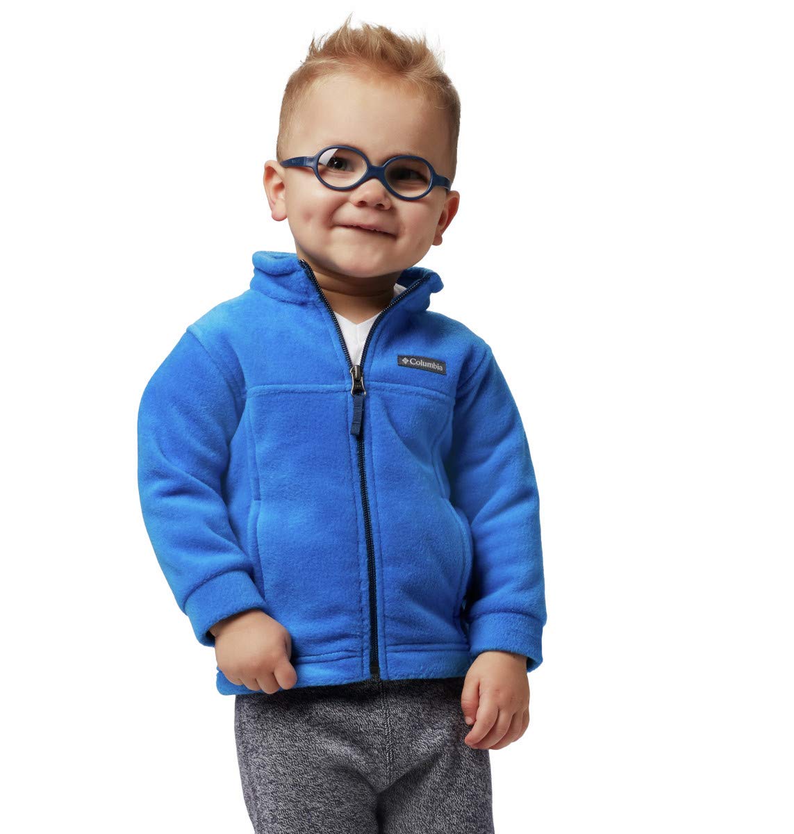 Columbia Toddler Boys Steens Mt II Fleece, Super Blue, 2T