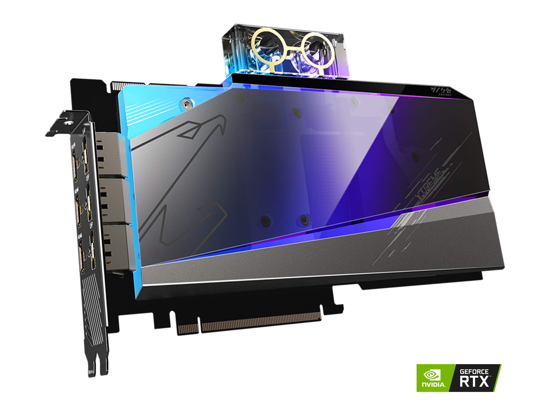 GIGABYTE AORUS GeForce RTX 3090 Xtreme WATERFORCE WB 24G Graphics Card, WATERFORCE Water Block Cooling System, 24GB 384-bit GDDR6X, GV-N3090AORUSX WB-24GD Video Card