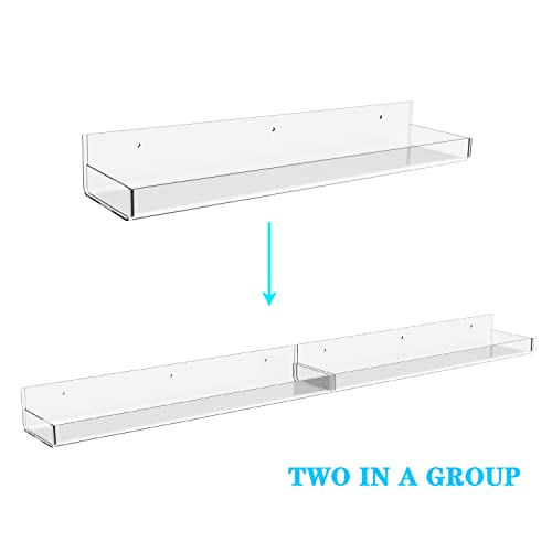 BATHHOLD Acrylic Stove Top Shelf for Kitchen Adhesive with Additional Removable Middle Divider,Non Magnetic Fit 30"