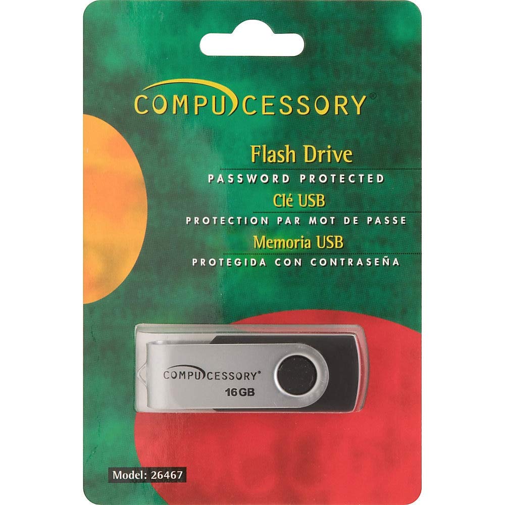 Compucessory CCS26467 - Password Protected USB Flash Drives