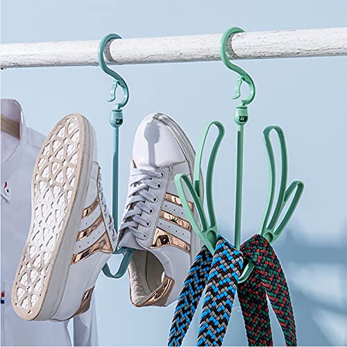 6Pcs Shoe Hanger,Hanging Shoe Organizer,Hanging Shoe Rack,Shoe Drying Rack for Dryer,Shoe Dryer Rack,Shoe Hangers Hanging Drying Rack,Dry Shoe Rack Organizer Shoe Hook Rotating Hanger for Drying Shoe