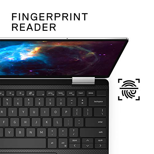 Dell XPS 13 7390 2-in-1 Convertible, 13.4 inch FHD+ Touch Laptop - Intel Core i7-1065G7, 32GB LPDDR4x RAM, 512GB SSD, Intel Iris Plus Graphics, Windows 10 Home - Platinum Silver, Black Interior