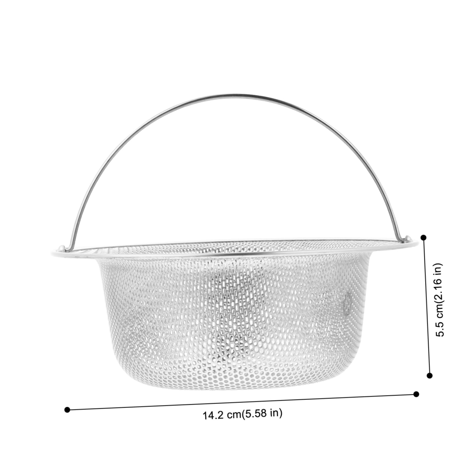 Uonlytech Filter Sink Catcher Drain Kitchen Sink Strainer with Handle Kitchen Hair Kitchen Sink Strainer Stopper Sink Food Catcher Bath Sink Kitchen Accessories Tub Protector Stainless Steel