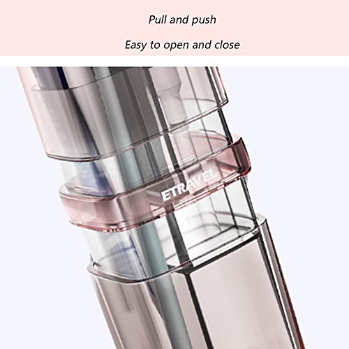 Household items Travel wash Cup, Toothbrush Storage Box, Portable toothbrushing Cup, Multi-Function Travel kit, Blue, Purple, Orange, Gray