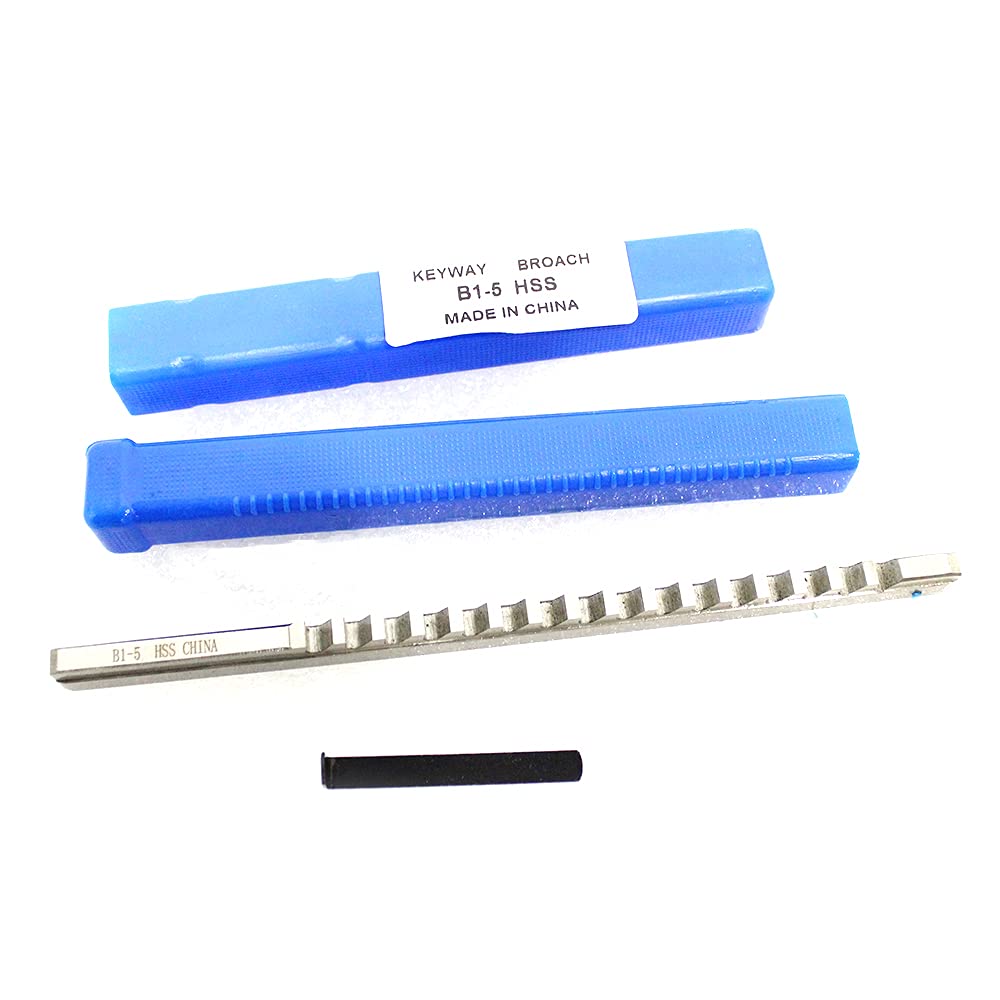 5mm B1 Push-Type Keyway Broach HSS Metric Size Cutting Tool for CNC Machine