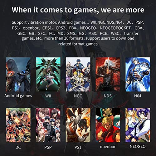 Brteyes 5.36 Touch Screen Handheld Game Console-Linux Android 7.1 Dual System Game-WiFi Online- 6 Hours of Battery Life-Dual TF Card Expansion 7500 Games Boy&Friend