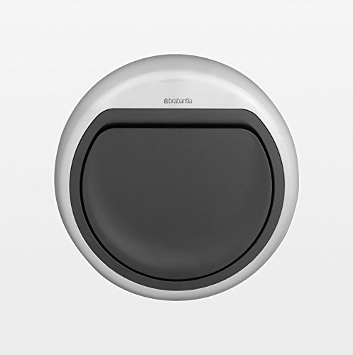 Brabantia 402609 Touch Trash Can, 16 gallon/60 L, Brilliant Steel