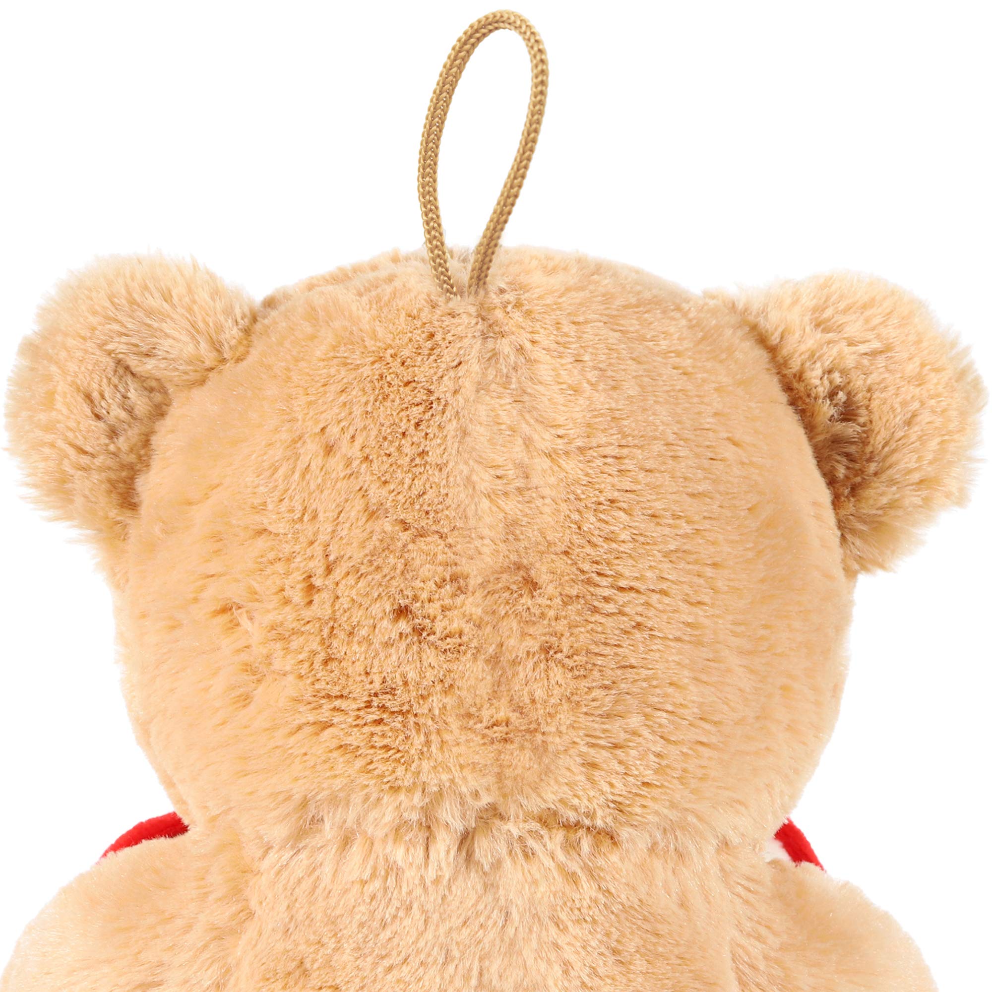 BRUBAKER Teddy Bear with Red Heart - I Love You - 9.84 Inches - Cuddly Plush Toy - Stuffed Animal - Brown