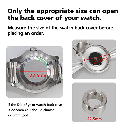 Boaieirsa Watch Case Opener Repair Tool 5537,Special Cover Meter Opener Watch Back RemoverTool for Rolex Tudor
