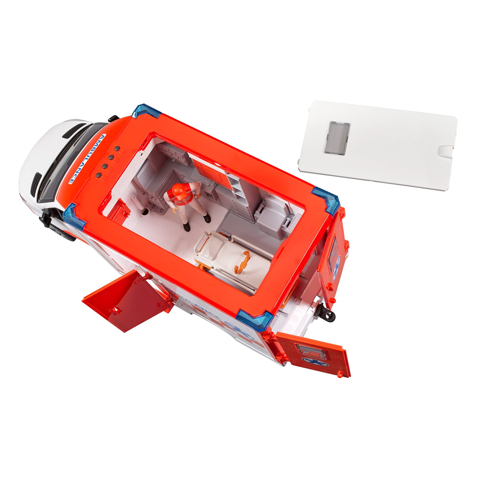 Bruder 02676 MB Sprinter Ambulance with Driver and Light + Sound Module