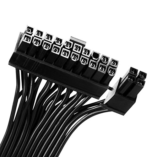 SilverStone Technology SST-ET750-B Watt 80 Plus Bronze Fixed Cable Computer Power Supply with All Flat Black Cables