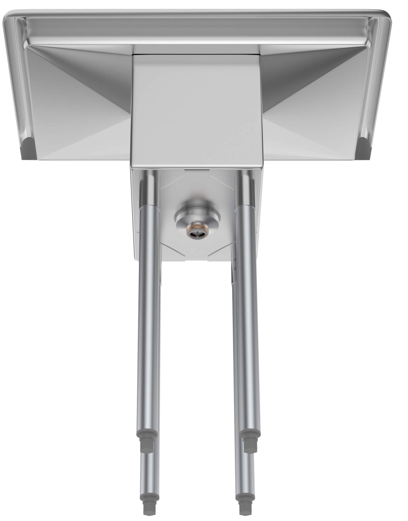 KoolMore - SA101410-10B3 1 Compartment Stainless Steel NSF Commercial Kitchen Prep & Utility Sink with 2 Drainboards - Bowl Size 10" x 14" x 10", Silver