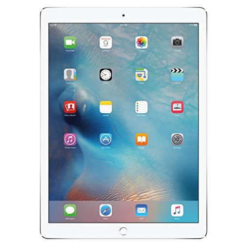 Apple iPad Pro (128GB, Wi-Fi, Silver) 12.9in Tablet (Renewed)