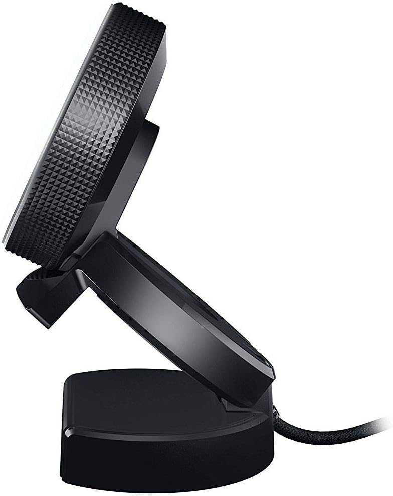 Razer Kiyo: Full HD 1080p 30FPS/720p 60FPS Computer Camera - Built-in Adjustable LED Ring Light Webcam - Advanced Autofocus - Streaming Web Camera for Gaming, Compatible with Windows and Mac (Renewed)
