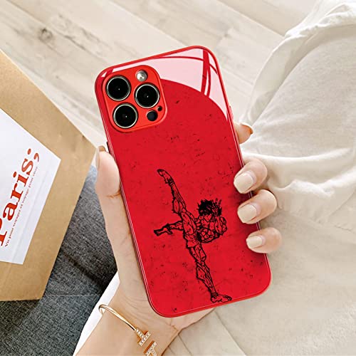 Akatxezy Baki Hanma Individual Anime Role Phone Case - Show Your Unique Taste - Manga Character Cover TPU Tempered Glass Shell for iPhone 15